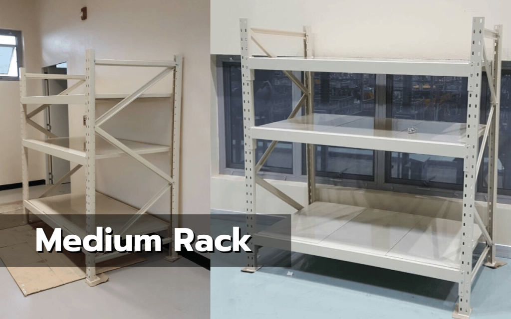 Medium Rack ระบบการจัดเก็บสินค้า ชั้นวางสินค้าขนาดกลาง